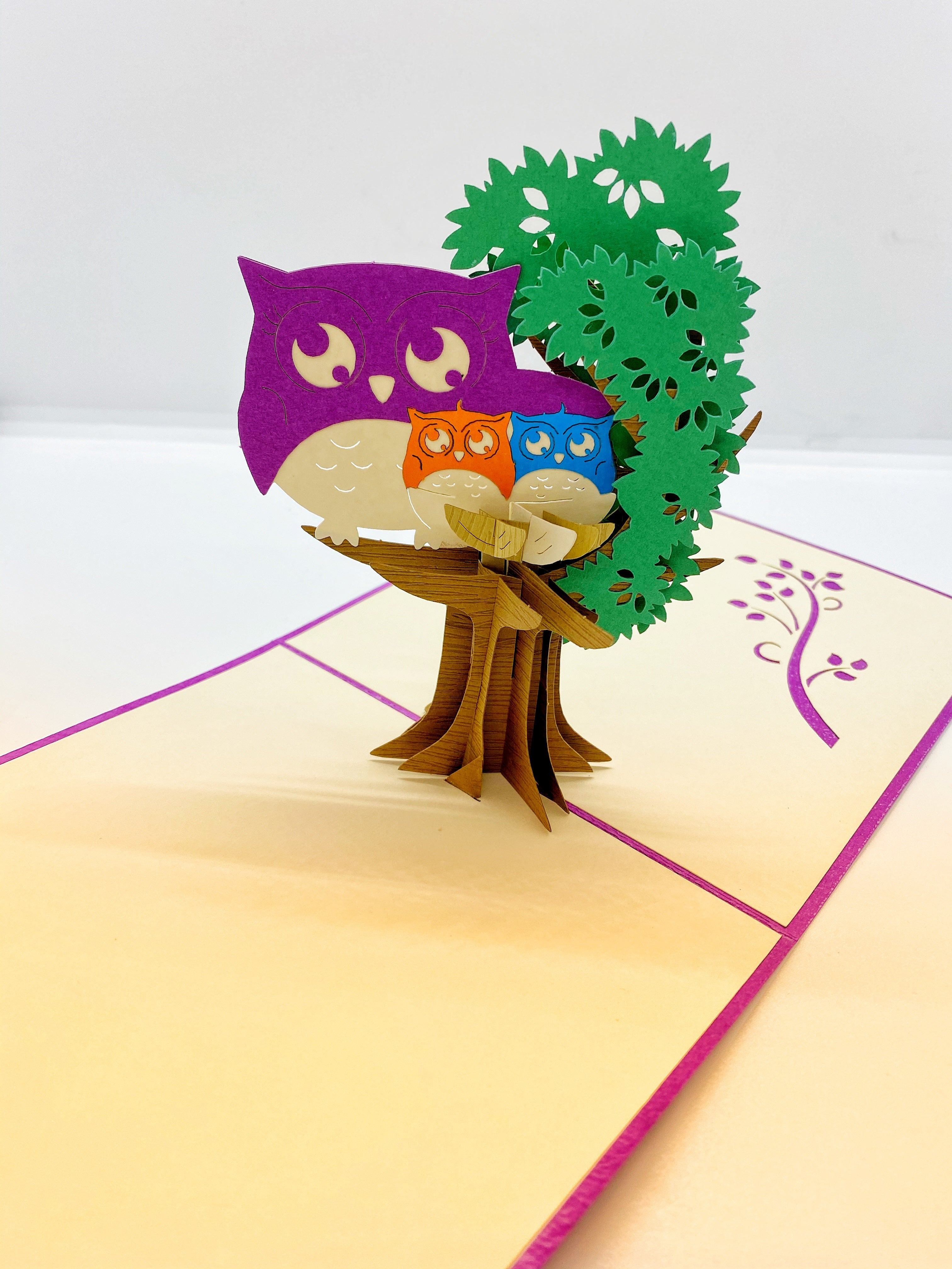 Pop-up Card _ Owl – Toy Farm Pty Ltd