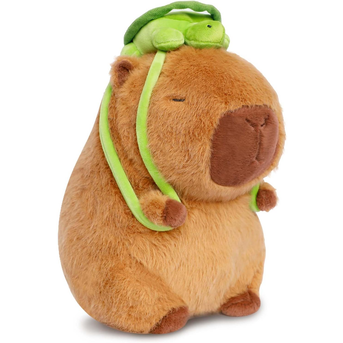 Capybara With Turtle Backpack Plush Toy – Toy Farm Pty Ltd