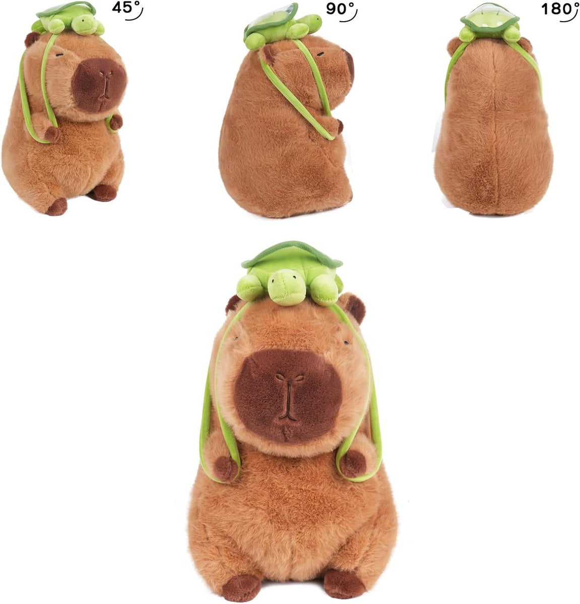 Capybara With Turtle Backpack Plush Toy – Toy Farm Pty Ltd