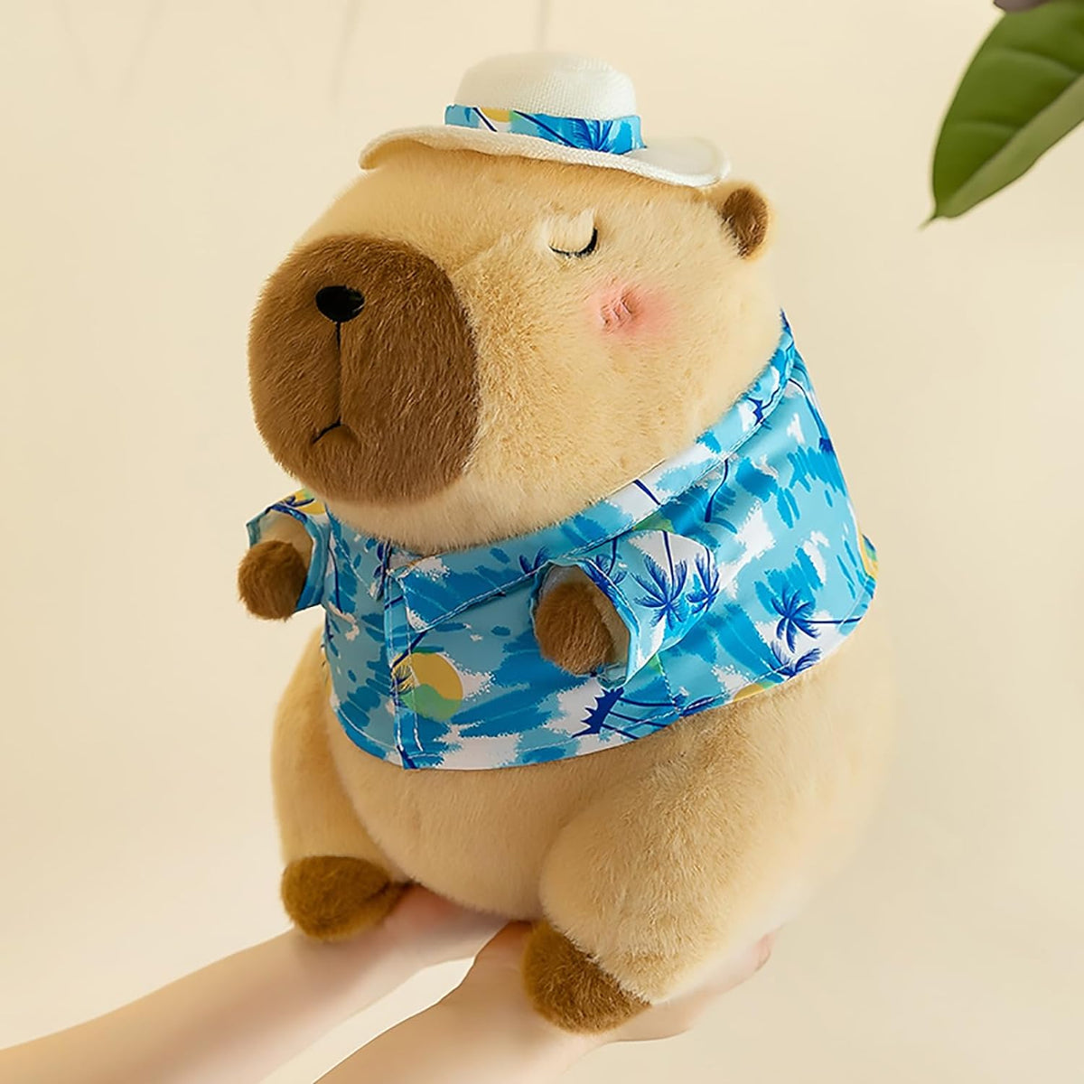 Capybara Wearing Blue Hawaiian Shirt Plush Toy – Toy Farm Pty Ltd