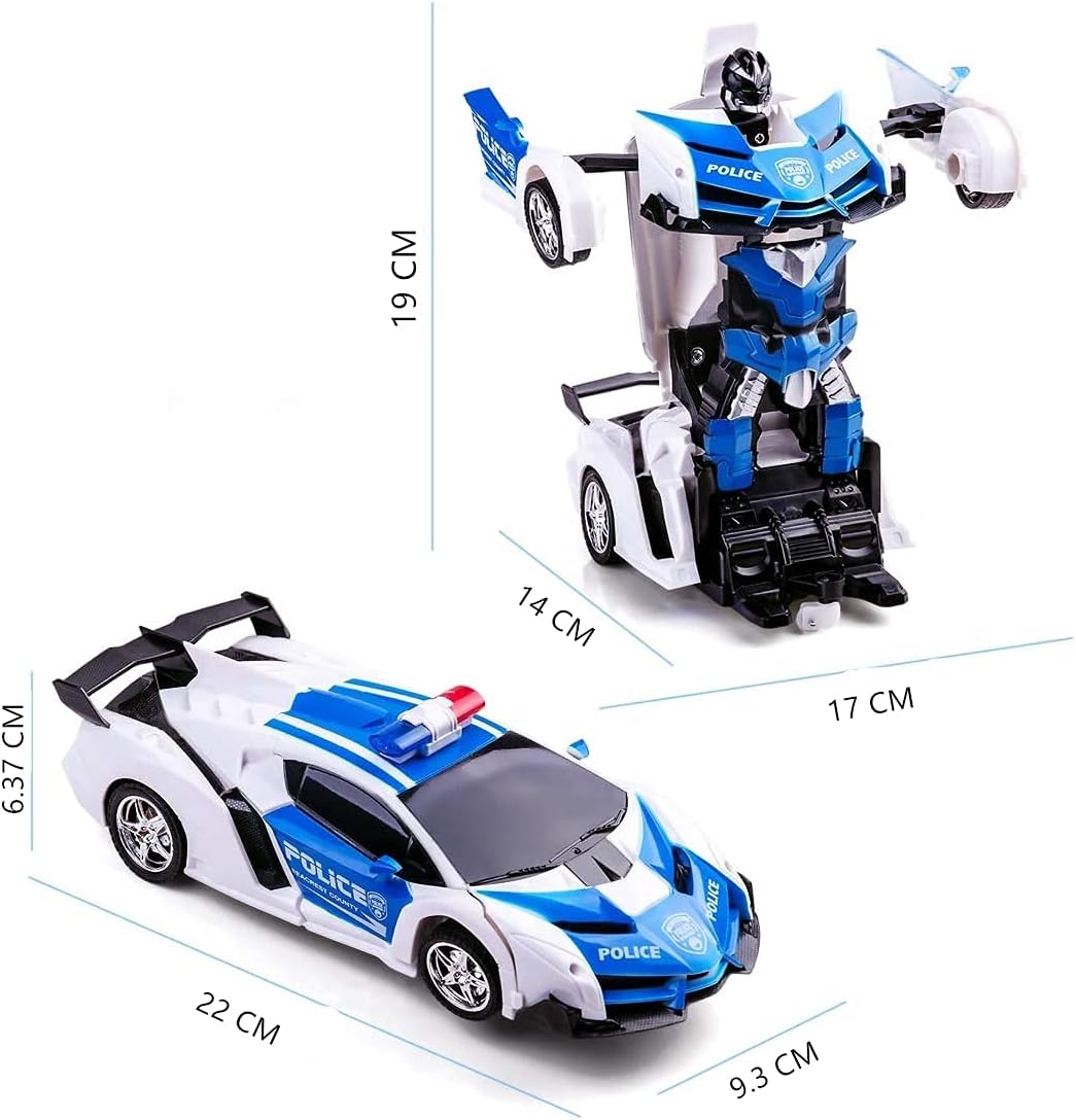 1:12 Transforming Remote Control Police Car – Toy Farm Pty Ltd