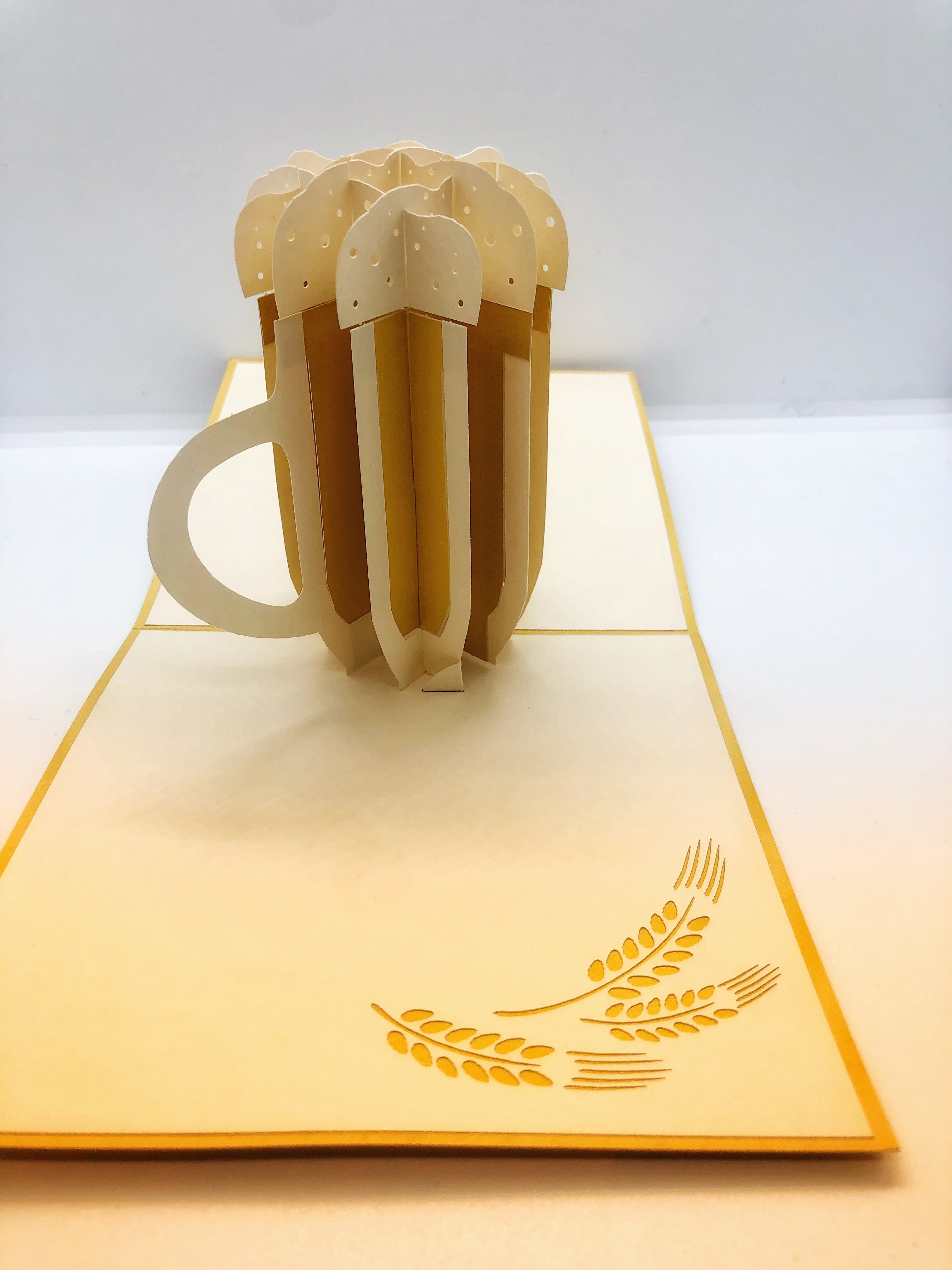 Pop-up Card _ Beer Cup – Toy Farm Pty Ltd