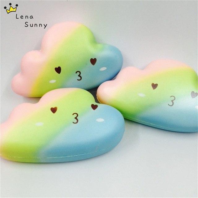 Rainbow Cloud Squishy – Toy Farm Pty Ltd