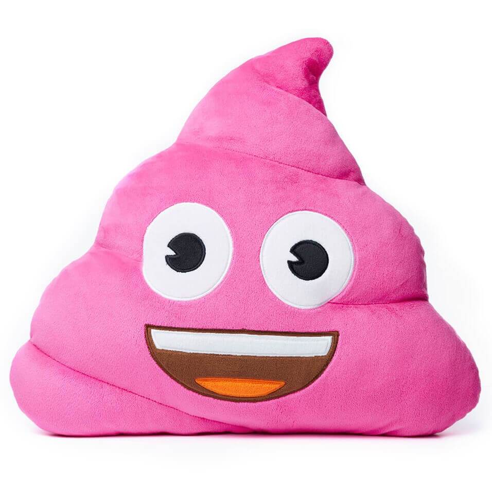 Emoji Pink Poop Pillow – Toy Farm Pty Ltd